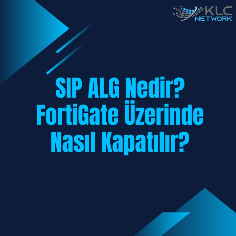 KLC Network Fortinet Partner FortiGate Firewall ve Ağ Güvenliği ...