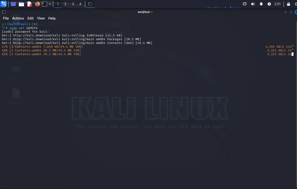 Kali Linux Güncelleme ve Yükseltme Komutları