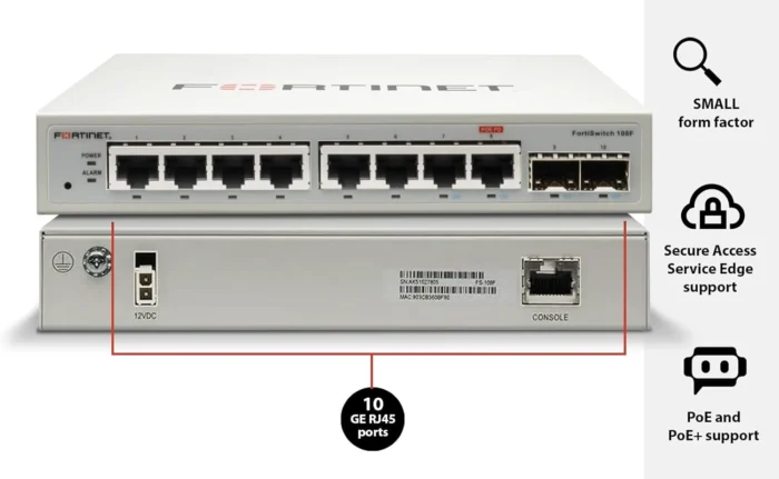 Fortinet FortiSwitch FS-108F Layer2 Switch 8xGE RJ45, 2xGE SFP - KLC ...