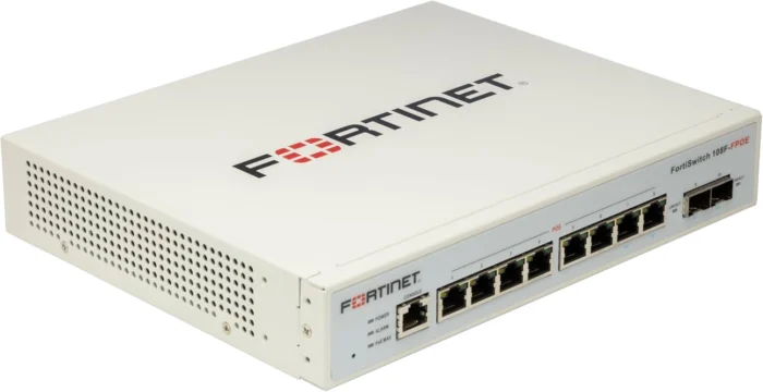 Fortinet FortiSwitch FS-108F-FPOE Layer2 Switch, 8x GE RJ45, 2x GE SFP ...